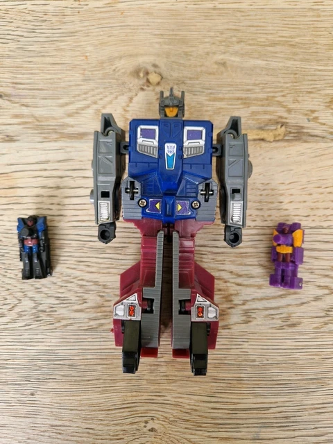 HASBRO TRANSFORMERS G1 Decepticon Double Targetmaster Quake Complete ...