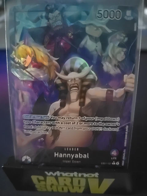 TCG ONE PIECE Hannyabal EB01-021 V.2 Karte Leader Memorial Collection NM EUR 3,00 - PicClick DE