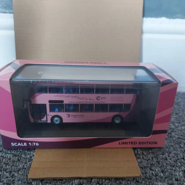 STAGECOACH BUS OMNIDEKKA models OM3A - Cancer Livery £89.00 - PicClick UK
