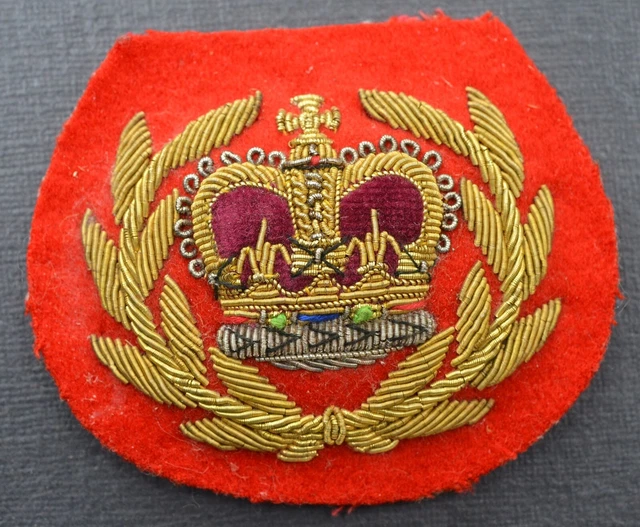 BRITISH ARMY RANK Patch ~ WOII ~ QM ~ Bullion & Red £9.99 - PicClick UK