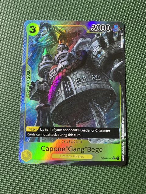 CAPONE BEGE (PARALLEL) Alt OP04-100 R Kingdoms of Intrigue - ONE PIECE ...