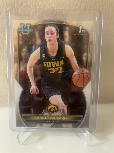2022-23 BOWMAN U cromato Caitlin Clark 1° Bowman Rookie #50 Iowa ...
