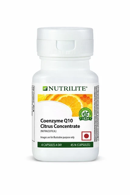 AMWAY NUTRILITE COENZYME Q10 45 Tablets | Dietary Supplement | Free ...