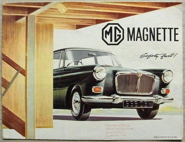 MG MAGNETTE MARK IV Car Sales Brochure 1965 #H&E 6558 £11.99 - PicClick UK