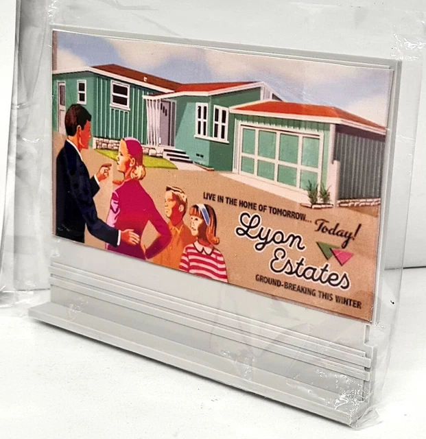 MOOVIES MODELS 13CM Lyon Estates Billboard Back to the Future diorama ...