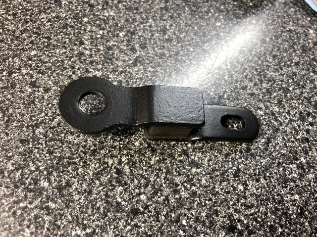 NOS OEM KAWASAKI F11 muffler exhaust pipe strap band clamp bracket ...