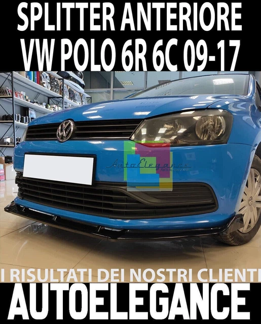 VW POLO 6R 6C Lame Sous Pare-Chocs Avant En Abs Look Sport Lame De Pare-Chocs No EUR 139,00 ...
