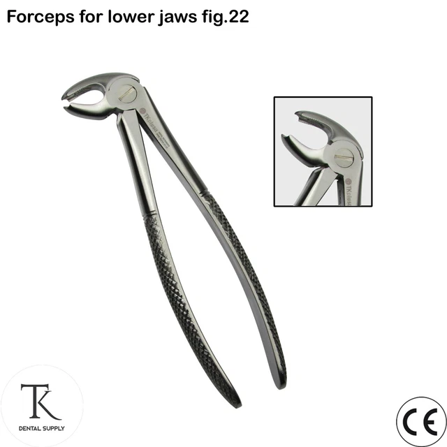 DENTAL HAND INSTRUMENTS Surgical Tooth Extraction Forceps for Lower ...