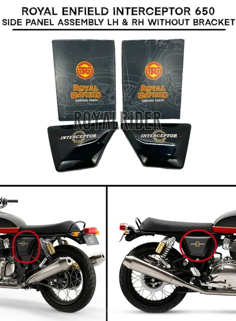 ROYAL ENFIELD &ENSAMBLAJE de panel lateral INTERCEPTOR 650 LH y RH sin ...