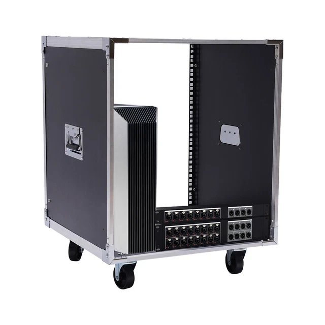 12U ROLLING NETWORK Server Data Cabinet Enclosure Rack Built-in Handles ...