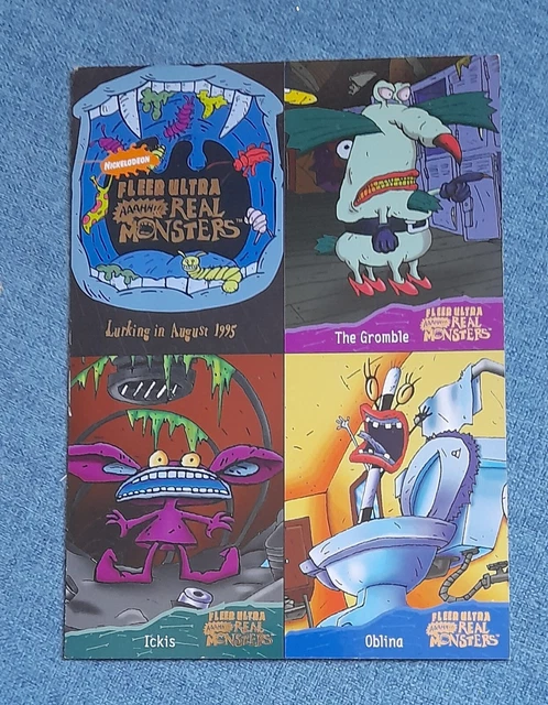 UNCUT SHEET OF Fleer Ultra Aaahh!!! Real Monsters Cards EUR 1,69 ...