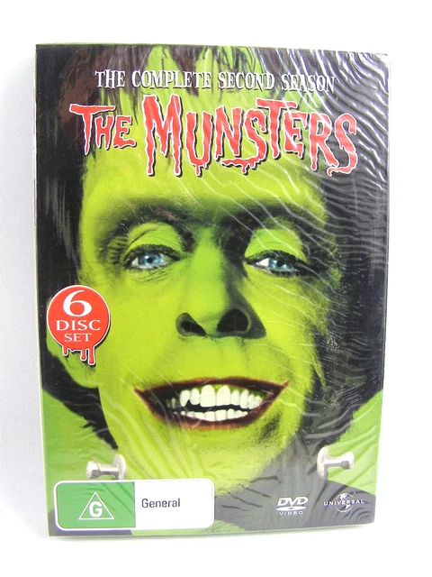 THE MUNSTERS THE Complete Season 2 DVD Box Set Region 2, 4, 5 PAL New ...