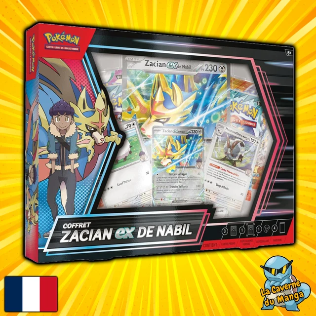 POKÉMON COFFRET ZACIAN Ex de Nabil FR EV09 EV9 Neuf Scellé EUR 34,99 ...