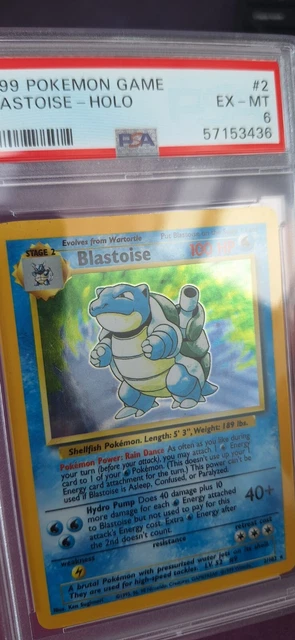 PSA 6 BLASTOISE, Charizard & Venusaur Base Set Carte Pokémon TCG EUR ...