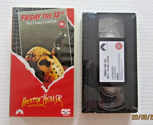 FRIDAY THE 13TH The Final Chapter Video VHS Horror Sealed Tape (C) £79. ...