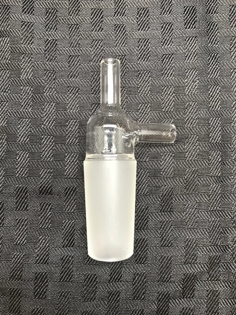 LABORATORY GLASS SEPTUM Inlet Adapter 24/40 Inner Joint w/ 9mm OD ...
