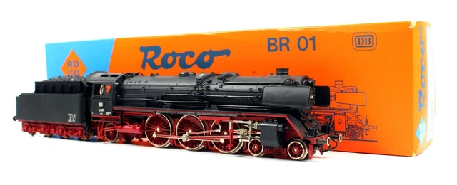 H0 ROCO 43242 Schnellzug- Dampflok BR 01 DB Epoche III, OVP EUR 56,00 - PicClick DE