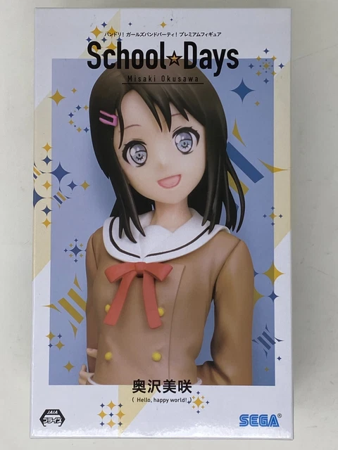 BANG DREAM! PREMIUM Figure Misaki Okusawa School Days SEGA Anime Figure ...