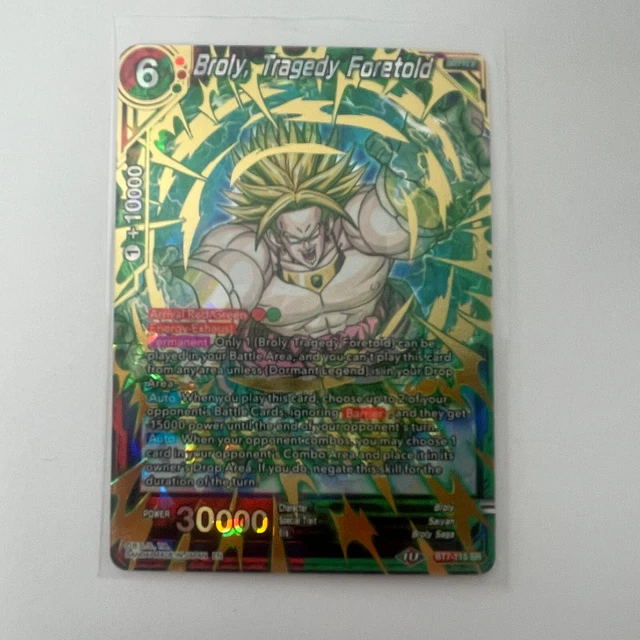 DRAGON BALL SUPER AoTS - Broly, Tragedy Foretold BT7-115 SR $19.95 - PicClick AU