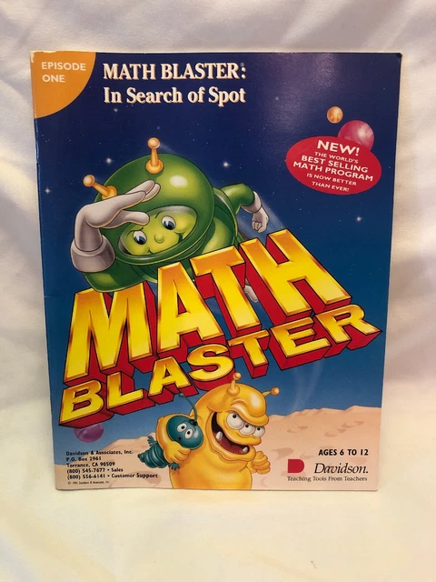 MATH BLASTER EPISODE One: In Search of Spot - **Manual Only** R1 $8.92 ...