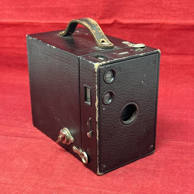 KODAK ANTIQUE NO 2A Brownie Camera Model B Movie Prop Works 1916 B & W ...