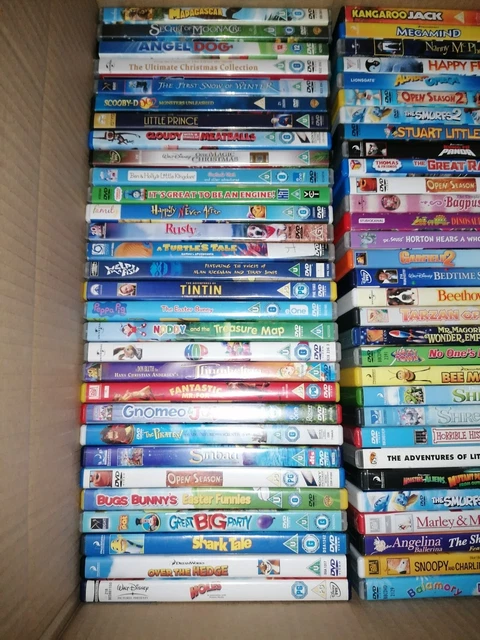 KIDS / CHILDRENS - 120 dvd bundle - job lot - Peppa Pig, Stuart Little ...