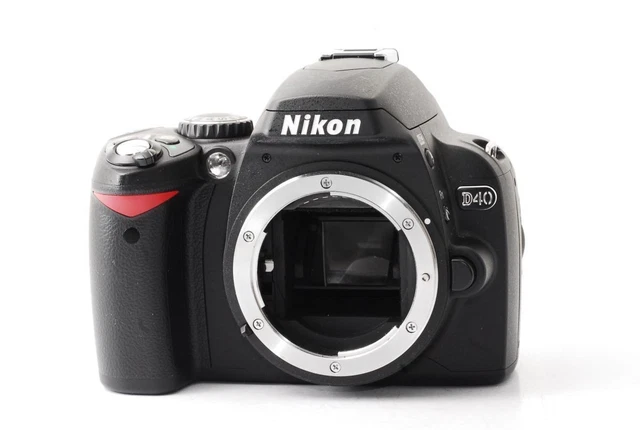 EXCELLENT NIKON NIKON D40 Body Shutter Count Only 180 Digital SLR ...