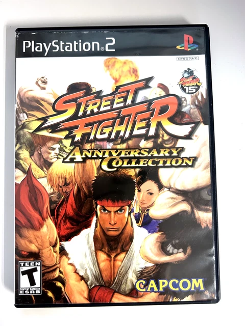 PLAYSTATION 2 PS2 Two Game - Street Fighter Anniversary - Complete in ...