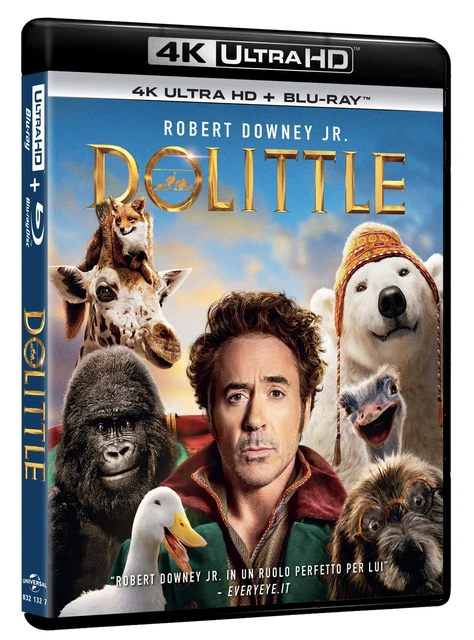 DOLITTLE (4K+BR) (4K UHD Blu-ray) Downey Jr. Malek Gomez Cotillard ...