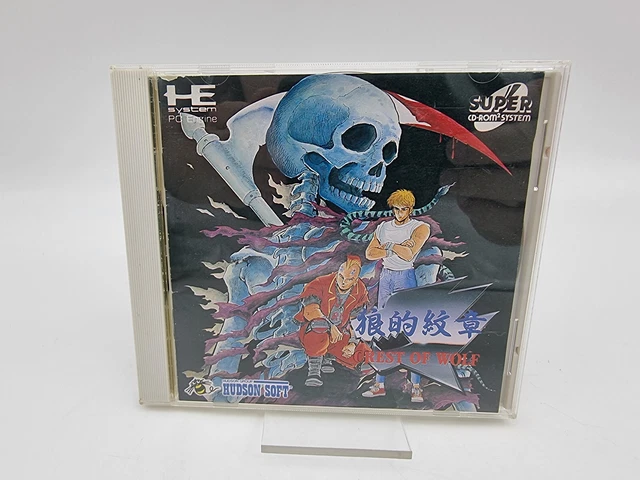 CREST OF WOLF Pc Engine Japan Version Used Tested EUR 140,00 - PicClick FR