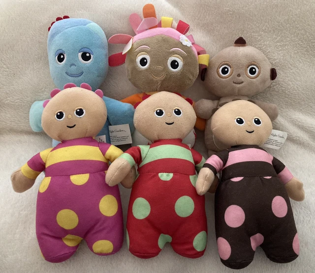 CBEEBIES IN THE Night Garden Full Set Soft Plush Toys Inc Tombiloos £19 ...