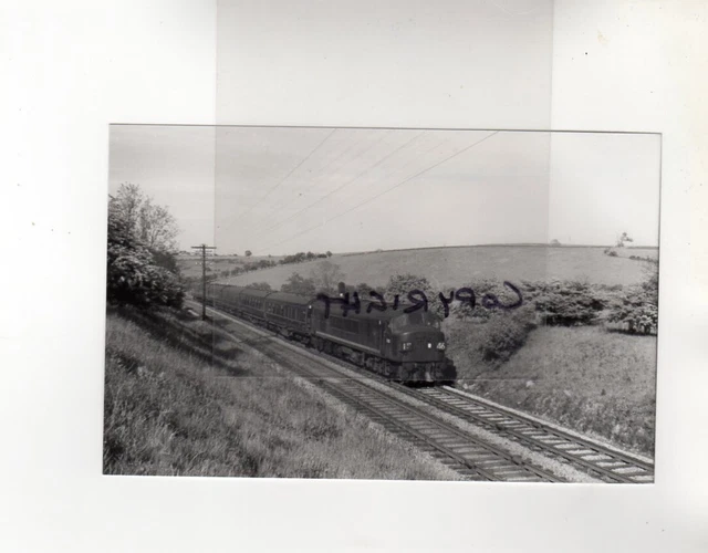 RAIL PHOTO EARLY diesel D96 Nr Ambergate Derbyshire MR belper wingfield ...