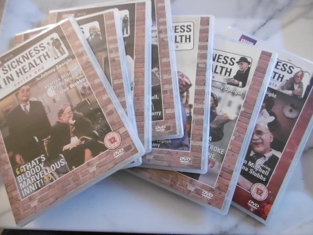 MAL & IN Health 8 Disco 12 BBC Scatola Alf Garnett Commedia Mitchell ...