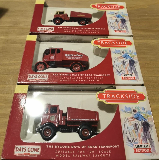 3 X MIXED vehicles Days Gone Trackside Lledo Scale 00 1/76 £15.00 ...