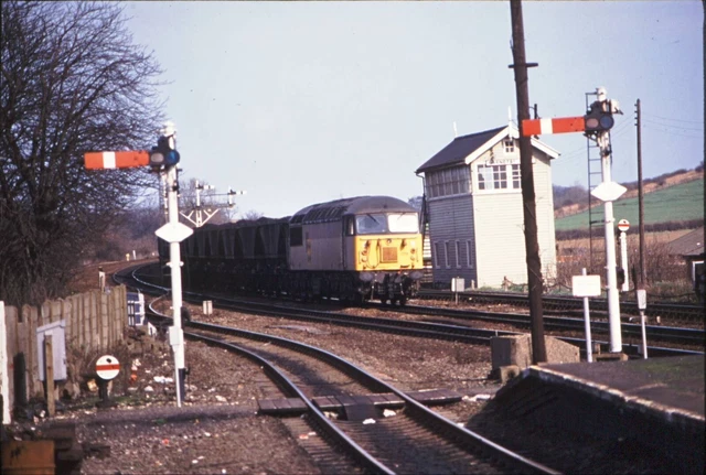 ORIGINAL 35MM RAILWAY Slide 56079 @ Barnetby Signal Box 1991 £2.99 ...