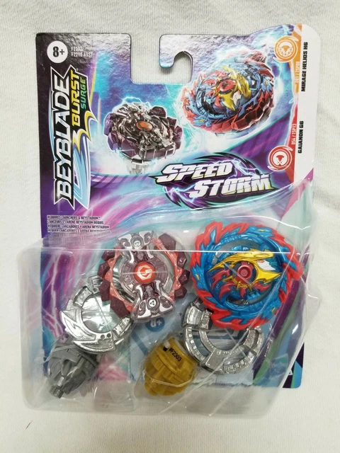 HASBRO BEYBLADE BURST Surge: Speedstorm Dual Pack Gaianon G6 & Mirage ...