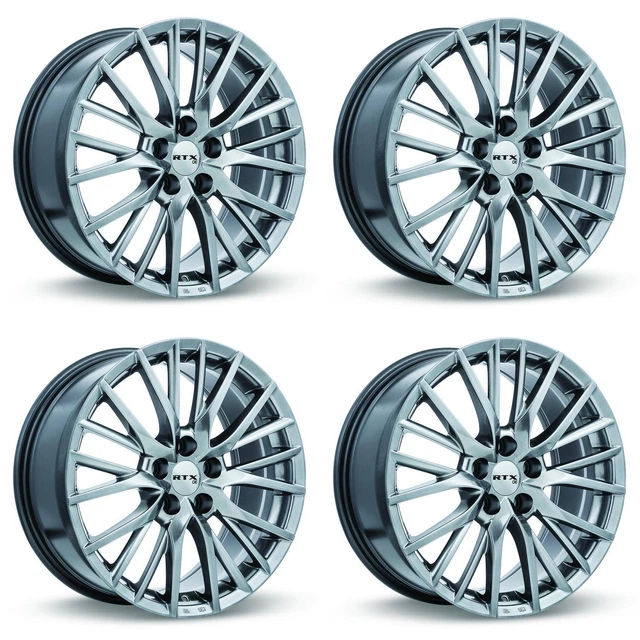 NEW SET OF 4 Wheels 18in Hyper Black Fits Lexus Scion Toyota OEM Level ...