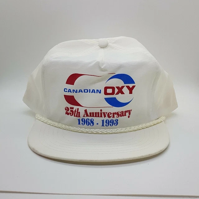 CANADIAN OXY 25 Anniversary 1968 1993 Truckers Hat Baseball Cap $12.76 ...