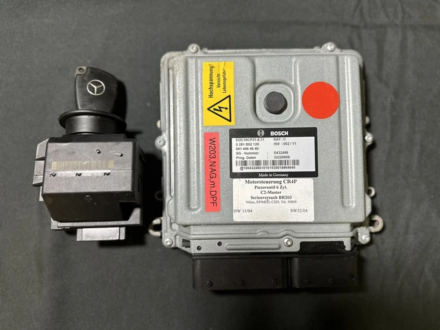 MERCEDES BENZ C-CLASS W203 320 CDI engine control unit - ELV - ignition ...