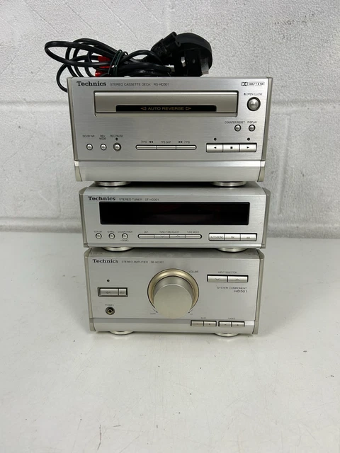 TECHNICS MINI HI-FI System Cassette/Tuner/Amplifier £47.99 - PicClick UK