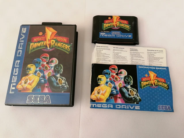 MIGHTY MORPHIN POWER Rangers Sega MegaDrive Mega Drive Game Cartridge ...