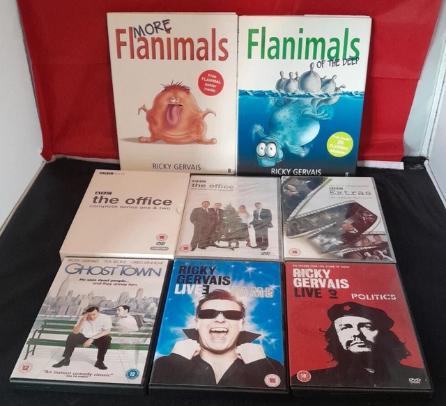RICKY GERVAIS BOOK & DVD Bundle EUR 13,74 - PicClick IT