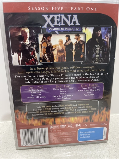 XENA WARRIOR PRINCESS : Series 5 : Part 1 (DVD, 1999) - New Sealed Fast ...