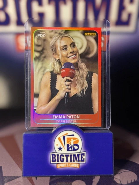 EMMA PATON PANINI PDC World Championship Darts 2026 Red Refractor /50🔥 ...