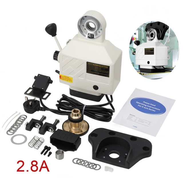 AUTOMATIC X-AXIS TORQUE Power Feed for Milling Machine 135lb 160PRM 220V £166.79 - PicClick UK