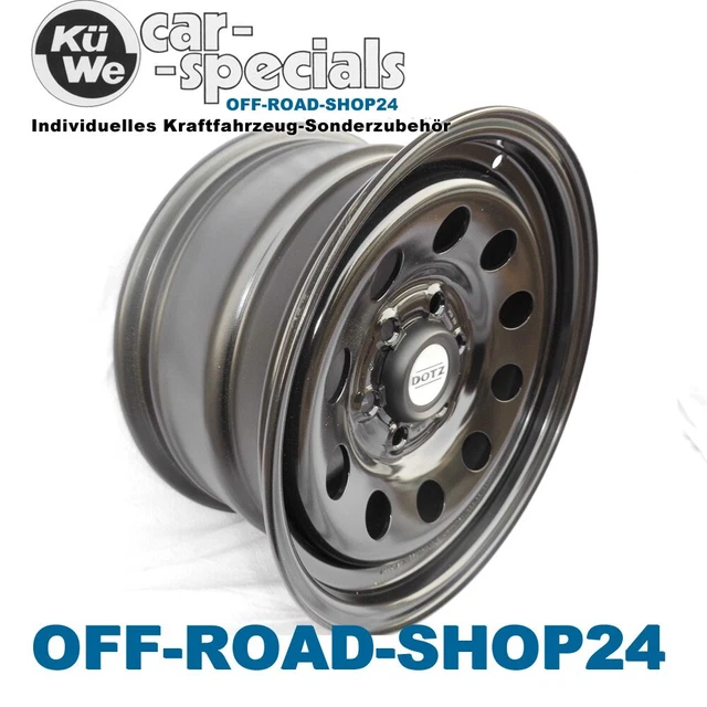 STAHL-FELGEN 8X16 ET37 DOTZ MODULAR Dark VW CRAFTER Typ: 2EC1 - 2EKE1 ...