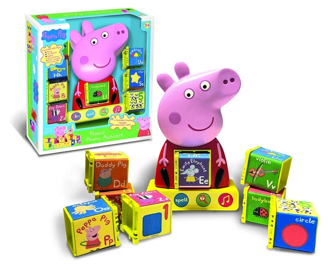 PEPPA PIG PP12 Peppa's Phonic Alphabet Toy For Kids Vocabulary Features ...