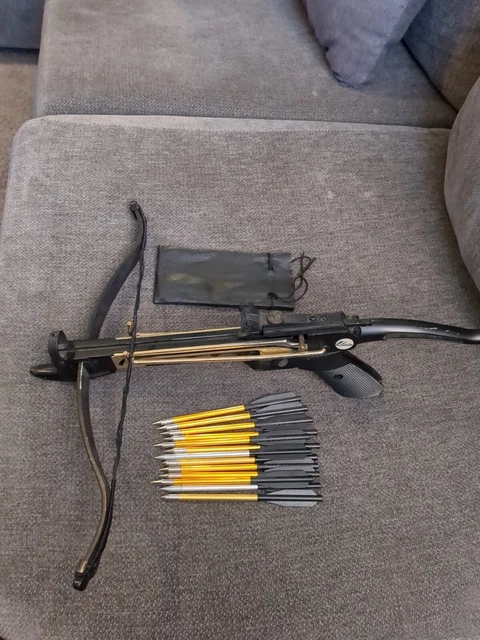 SNAKE EYE TACTICAL Cobra System Self Cocking Pistol Crossbow 80 lbs 225 ...