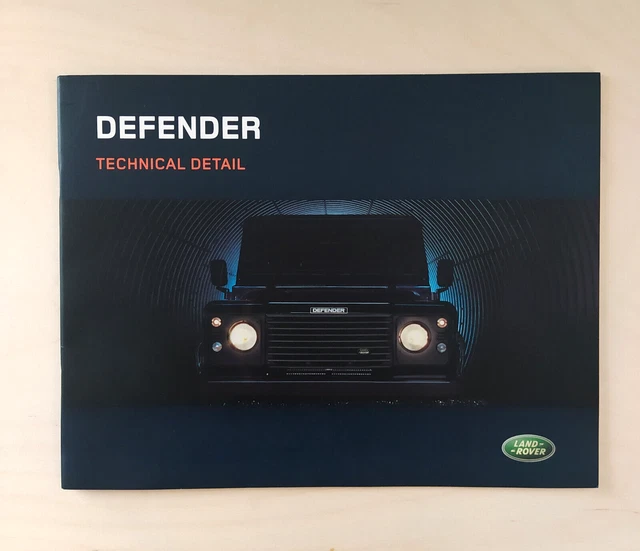 LAND ROVER DEFENDER Technical Detail Brochure 2003 £15.87 - PicClick UK