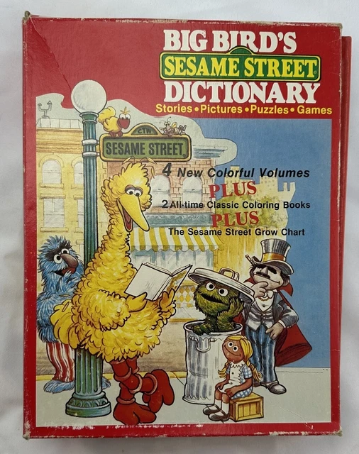 1981 Big Birds Sesame Street Dictionary In Good Condition Free Shipping